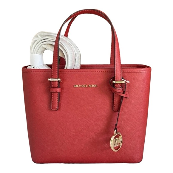 MICHAEL Michael Kors | Bags | Michael Kors Dark Cherry Red Tote Your ...